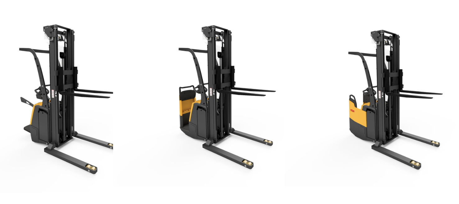 Optimise Your Warehouse Operations with the SRS Ride-On Stacker Truck | TCM